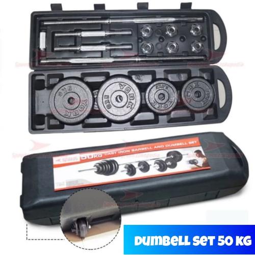 Jual DUMBBELL BARBEL SET ALAT ANGKAT BEBAN 50 KG - BESI CHROME - Jakarta Barat - LIFESPORTS ...