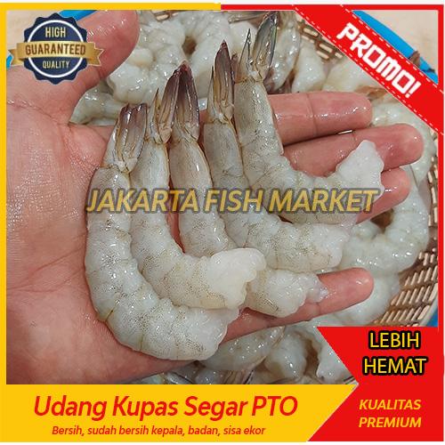 Jual Udang Kupas PTO Segar 250gr Premium / Udang Kupas Grade A ...