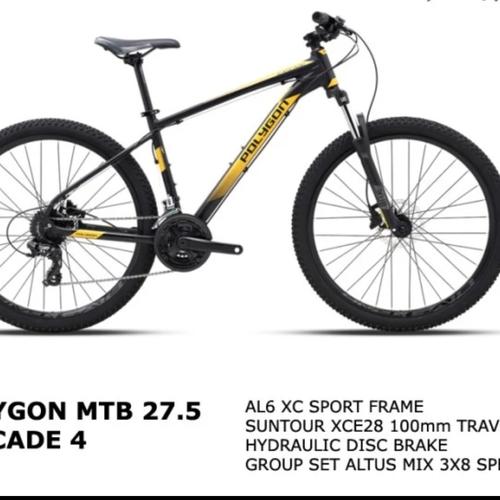 Jual Polygon Cascade 4 MTB sepeda gunung - Hitam - Kab. Purbalingga ...