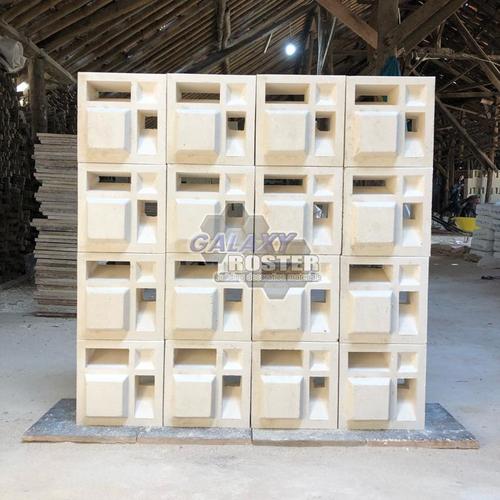 Jual roster minimalis roster beton motif LB2 cembung - Putih Cream ...