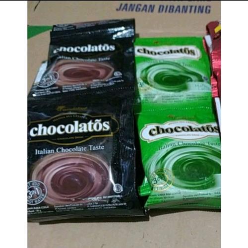 Jual chocolatos drink 27gram 1 renceng isi 10 sachet cokelat & macha ...