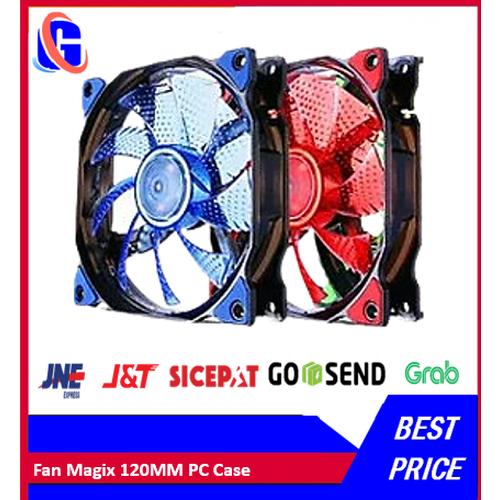 Jual Fan Casing 12Cm Lampu Magix 120MM PC Case Fan Led 12 Cm Komputer ...