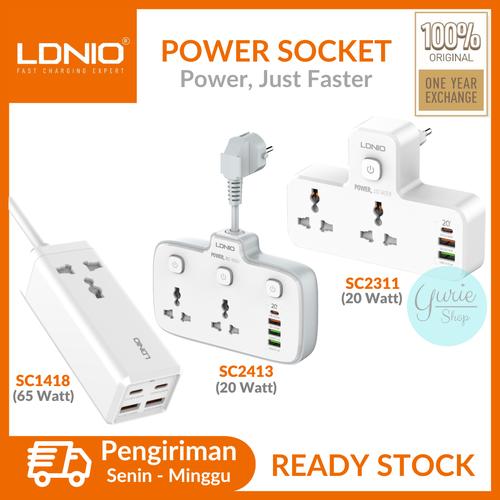 Jual LDNIO Stop Kontak Power Socket Colokan Listrik USB C Fast Charge ...