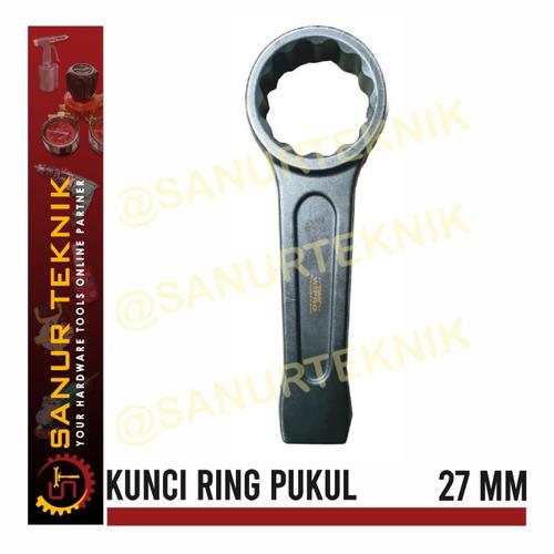 Jual TEKIRO Slogging Wrench / Kunci Ring Impact Pukul Hitam Ukuran ...