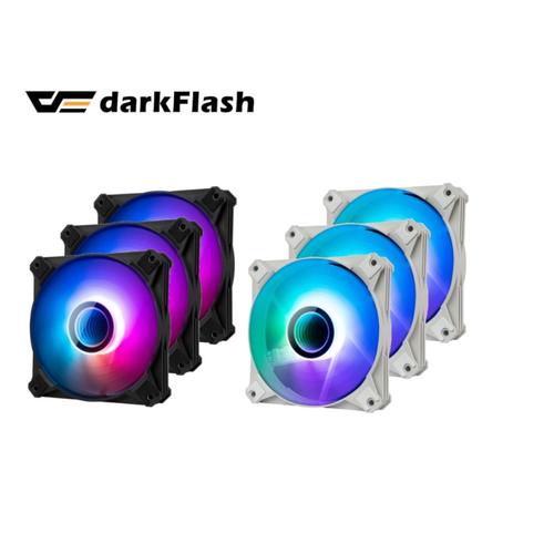 Jual DARKFLASH INFINITY 8 PWM 3in1 120mm ARGB 3 Pack Fans - Putih ...