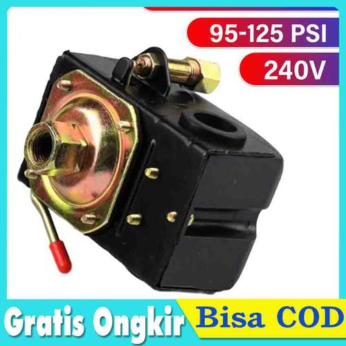 Jual Automatic Pressure Switch Compressor Otomatis Kompresor 1 Lubang ...