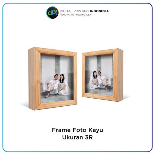 Jual Bingkai Minimalis Frame Foto Kayu Jati Belanda 3R - Pigura 12,7x11 ...