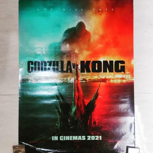 Jual Godzilla vs kong poster original lobby bioskop kaiju king ...