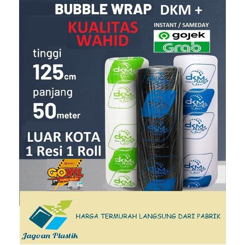Jual BUBBLE WRAP / BUBLE WRAP PREMIUM EKONOMIS 125 CM X 50 M - PUTIH ...