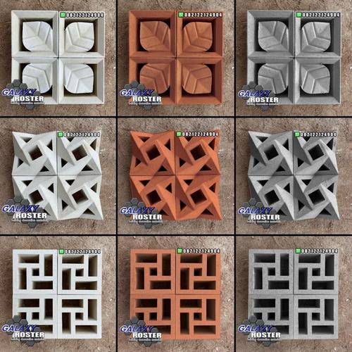 Jual roster minimalis teras minimalis bata roster - Abu Natural - Kota ...