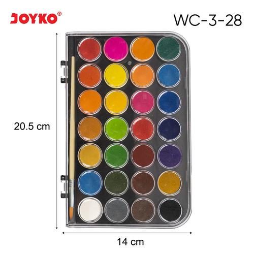 Jual Joyko Watercolor Set Cat Air Joyko Lukis Watercolour 36 48 Warna ...