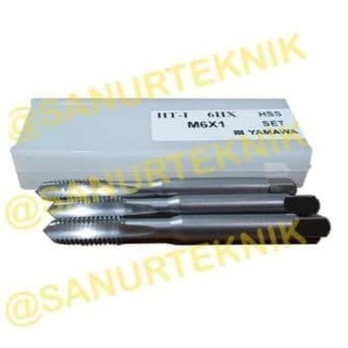 Jual YAMAWA HAND TAP SET / TAP ULIR SET ISI 3 PCS M3 M4 M5 M6 M8 M10 - Kota Surabaya - Sanur ...