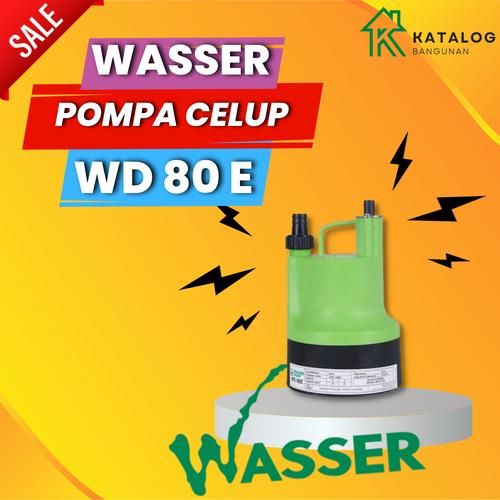 Jual Pompa Celup Wasser WD 80 E / Mesin Pompa Kolam Wasser 80 Watt ...