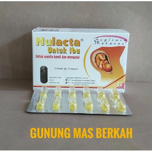 Jual NULACTA Untuk Ibu Isi 60 Tablet - Multivitamin untuk ibu hamil dan ...