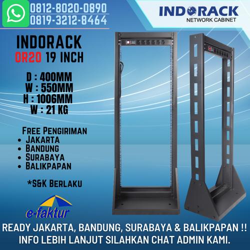 Jual Indorack Open Rack 19 Inch 20u Rack Server Or20 Kota Medan Raja Rack Server Tokopedia