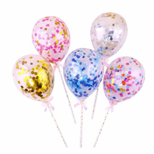 Jual Topper Balon dekorasi kue ulang tahun / Cake topper balon - Mix ...