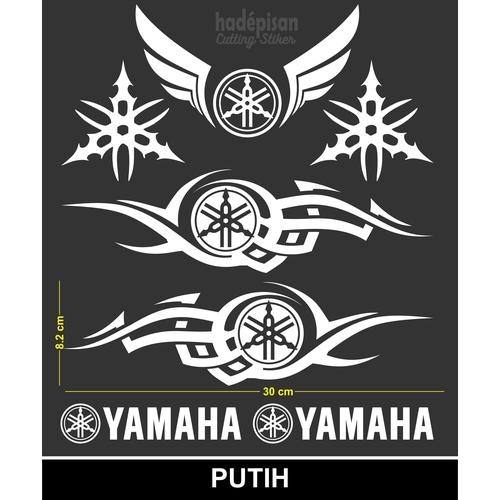 Promo Stiker Motor Cutting Sticker Body Motor YAMAHA TRIBAL - Gold ...