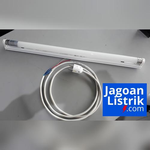 Jual Set Philips LED 8W Ecofit + Kap BN015C Komplit Kabel 2mtr Siap ...