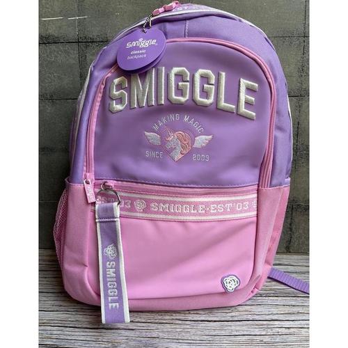 Jual New Smiggle Smiggler Backpack Lilac X Pink - Tas Ransel Smiggle ...