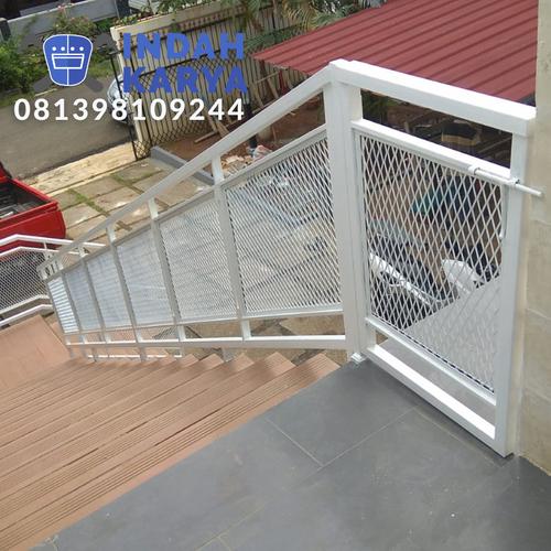 Jual Pagar railing tangga atau balkon industrial plat expanded ...