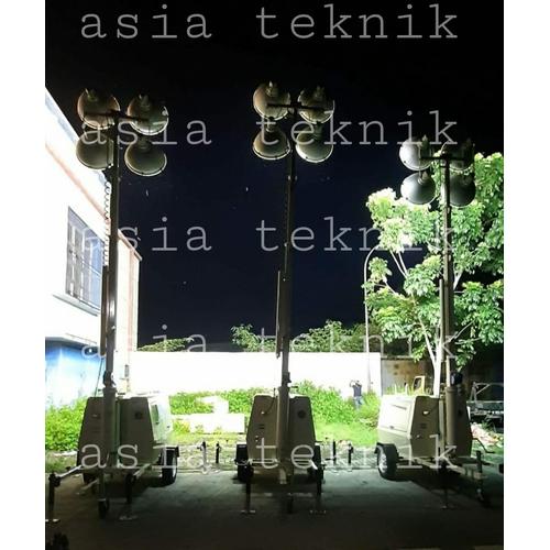 Promo MOBILE LIGHTNING TOWER 4 X 1000 WATT 9 METER HEAVY DUTY MODEL ...