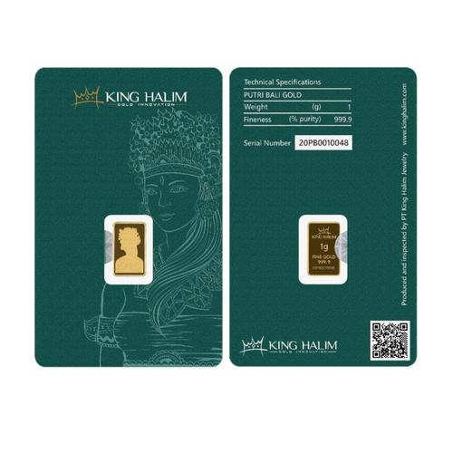 Jual MAS KING HALIM 1 Gram PUTRI BALI - Jakarta Pusat - TOKO MAS DYNA ...