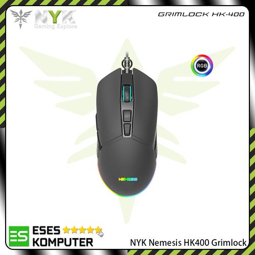 Jual Mouse NYK Nemesis HK400 HK-400 Grimlock RGB | Mouse Gaming - Hitam ...