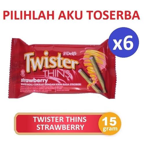 Jual Twister Thins STRAWBERRY 15 gr - ( HARGA 6 PCS ) - Jakarta Barat ...