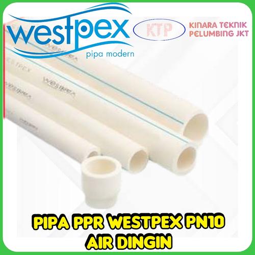 Jual Pipa ppr air dingin pn10 westpex putih 20mm 1/2" bisa di gulung ...