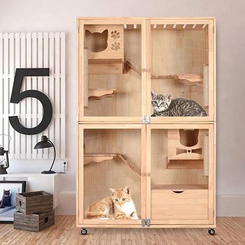 Jual kandang rumah kucing cat home catquarium house playground sultan ...