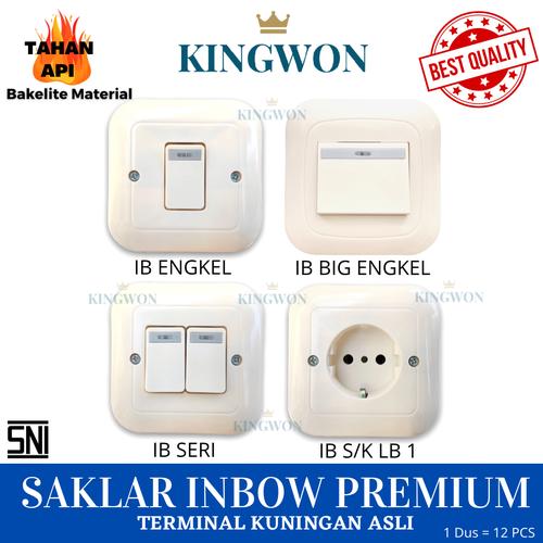 Promo SAKLAR LAMPU INBOW SWITCH ON LAMP PREMIUM SERI / ENGKEL / STOP ...