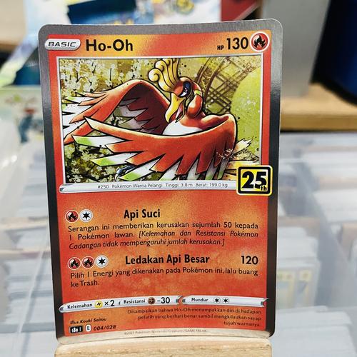 Jual Hooh ho-oh celebrations perayaan 25th Kartu Pokemon Indonesia TCG card - Kota Tangerang ...