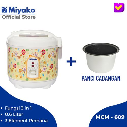 Jual Rice Cooker Mini Magic Com Miyako PSG 609 0,6 Liter 3 in 1 cook ...