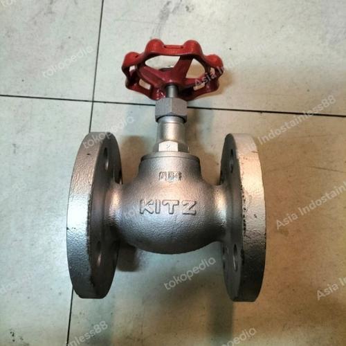 Jual Globe Valve kitz 1 1/2" inch Jis 10k Cast iron FCD-S - Jakarta ...