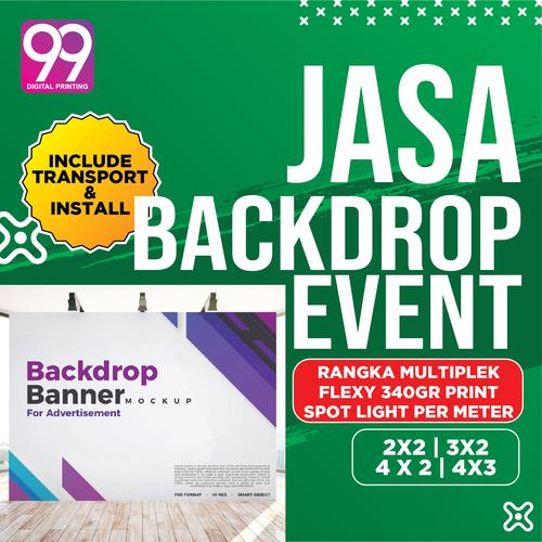 Jual Pemasangan backdrop event - 3x2 - Jakarta Pusat ...