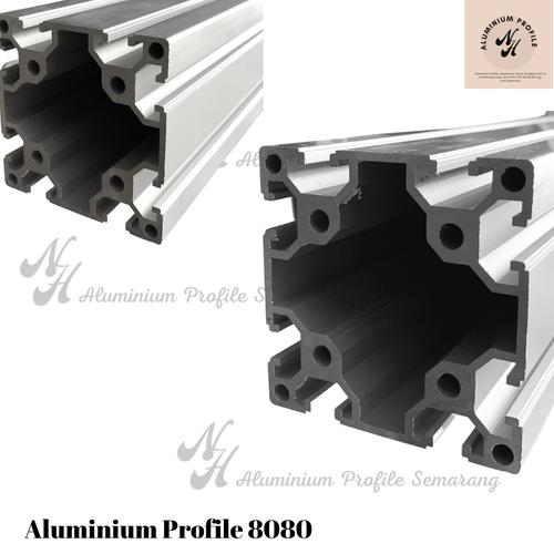 Jual Aluminium Profile 8080 T Slot Silver p = 6 meter - Kab. Bekasi - eNHa Aluminium Profile ...