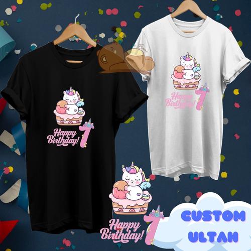 Jual Kaos Ulang Tahun, Kaos Custom Ultah, Baju Ulang Tahun - Unicorn ...