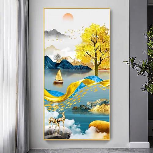 Jual lukisan rusa lukisan porcelain 5d lukisan diamond dekorasi rumah ...