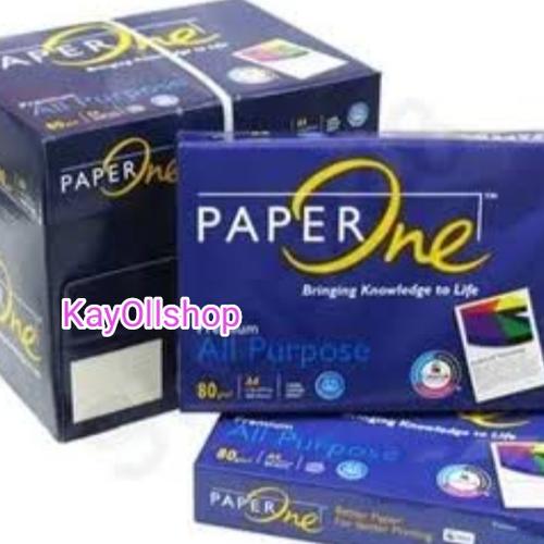 Jual Kertas HVS PAPER ONE All Purpose A4 80 GR GSM PAPERONE 1 DUS 5 Rim ...
