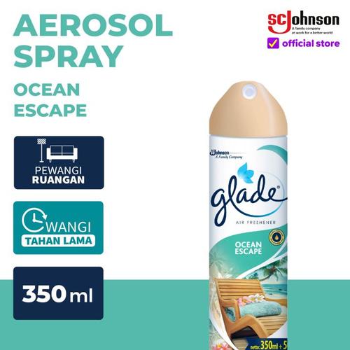 Jual GLADE PENGHARUM RUANGAN AEROSOL SPRAY OCEAN ESCAPE 350 ml - Kota ...