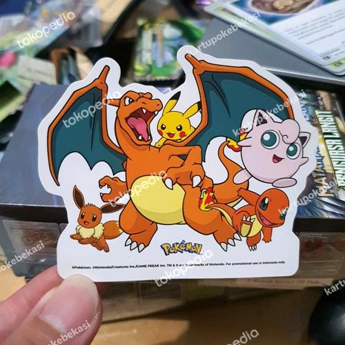Jual Stiker Charizard dkk Sticker Charizard Pokemon Festival Jakarta ...