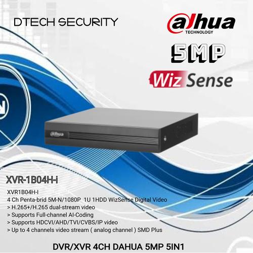 Jual DVR 4CH DAHUA 5MP XVR-1B04H-I/XVR DAHUA PENTABRID ALL IN 1 ORIGINAL - Kota Bandung ...