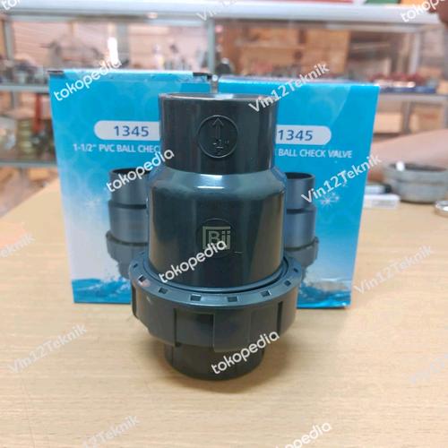 Jual Single ball check pvc 1" inch / ball check valve single water mur ...