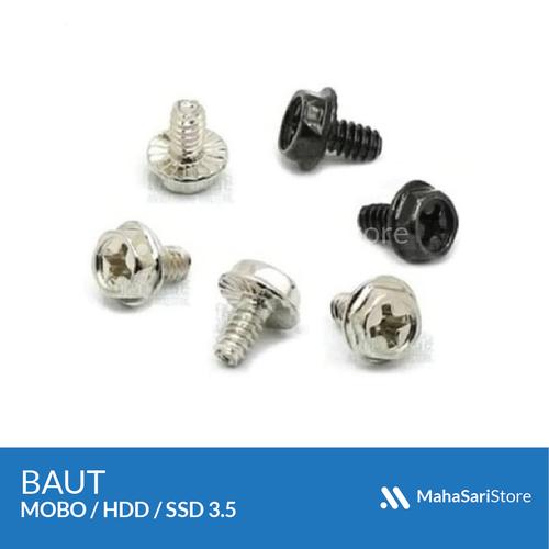Jual Baut Skrup SSD Sata 3.5" / HDD Harddisk / Motherboard Mobo / PSU ...