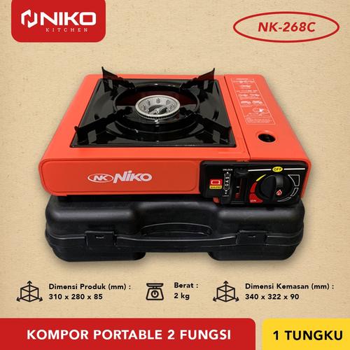 Jual NIKO KOMPOR GAS NK 268C PORTABLE 2IN1 - Merah - Kota Blitar ...