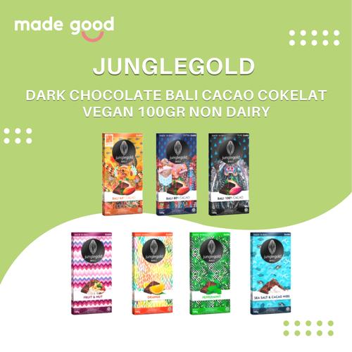 Jual Dark Chocolate Bali Junglegold Cacao Cokelat Vegan 100gr Non Dairy ...