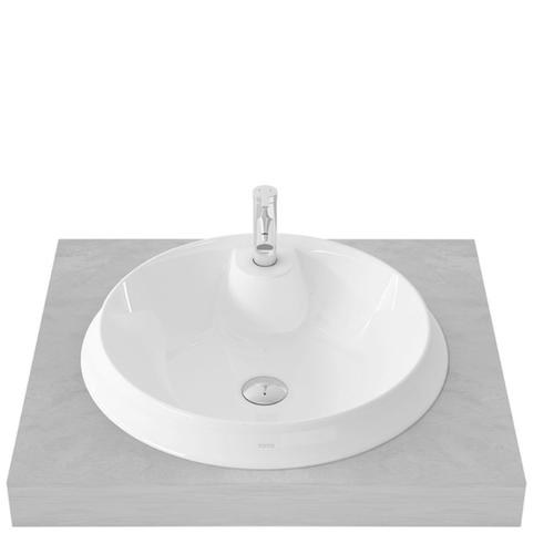 Jual Wastafel Toto LW 518 J / LW518J Complite set - Kran Panas Dingin ...