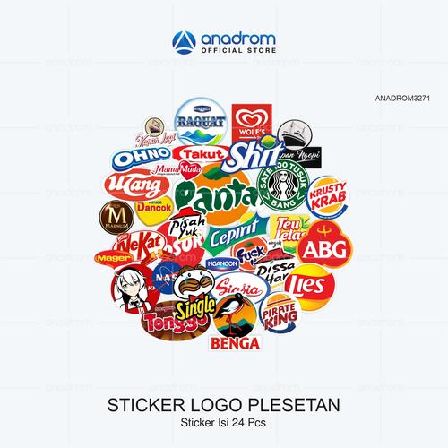 Jual Sticker Logo Plesetan I Sticker Isi 24 Pcs I Anadrom - PAKET 1 ...