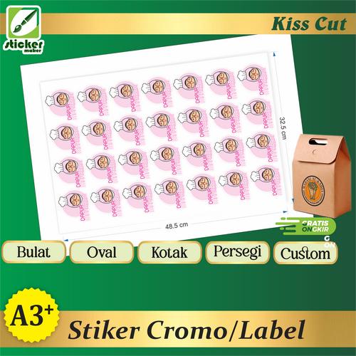 Jual Stiker Label Cromo Print + Cut - Kab. Bantul - Sticker Maker ...