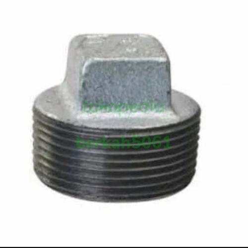 Jual plug bwsi ,tutup kran ,dop drat luar galvanis 1/2, 3/4, 1 inch - 1 ...